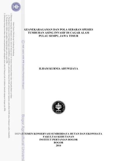 Top PDF KEANEKARAGAMAN TUMBUHAN ASING INVASIF (Invasif species) PADA ...