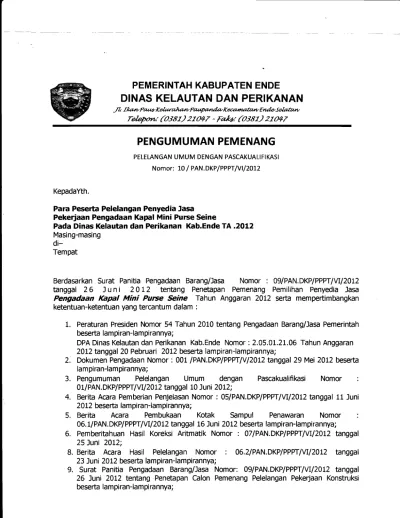 Pemenang Kapal Mini Purse Seine