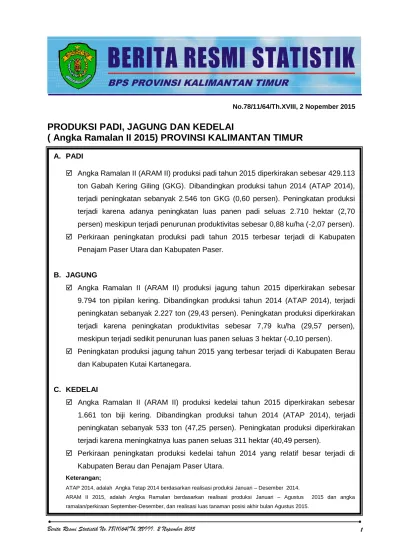 BPS PROVINSI KALIMANTAN TIMUR