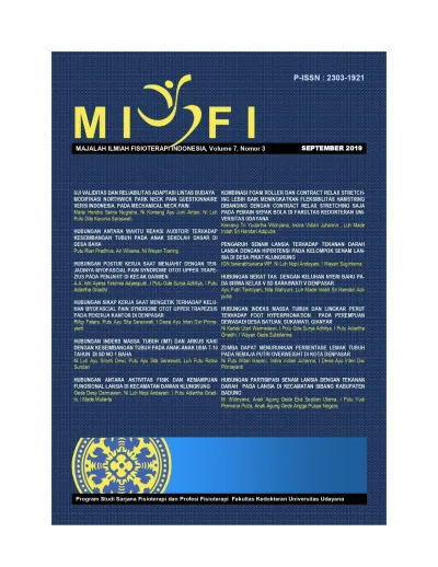UJI VALIDITAS DAN RELIABILITAS ADAPTASI LINTAS BUDAYA MODIFIKASI ...