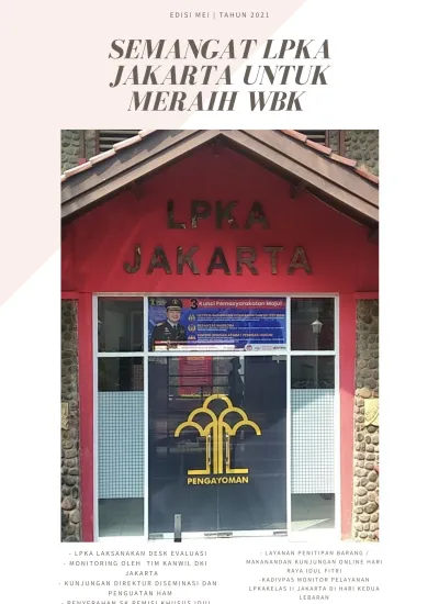 SEMANGAT LPKA JAKARTA UNTUK MERAIH WBK